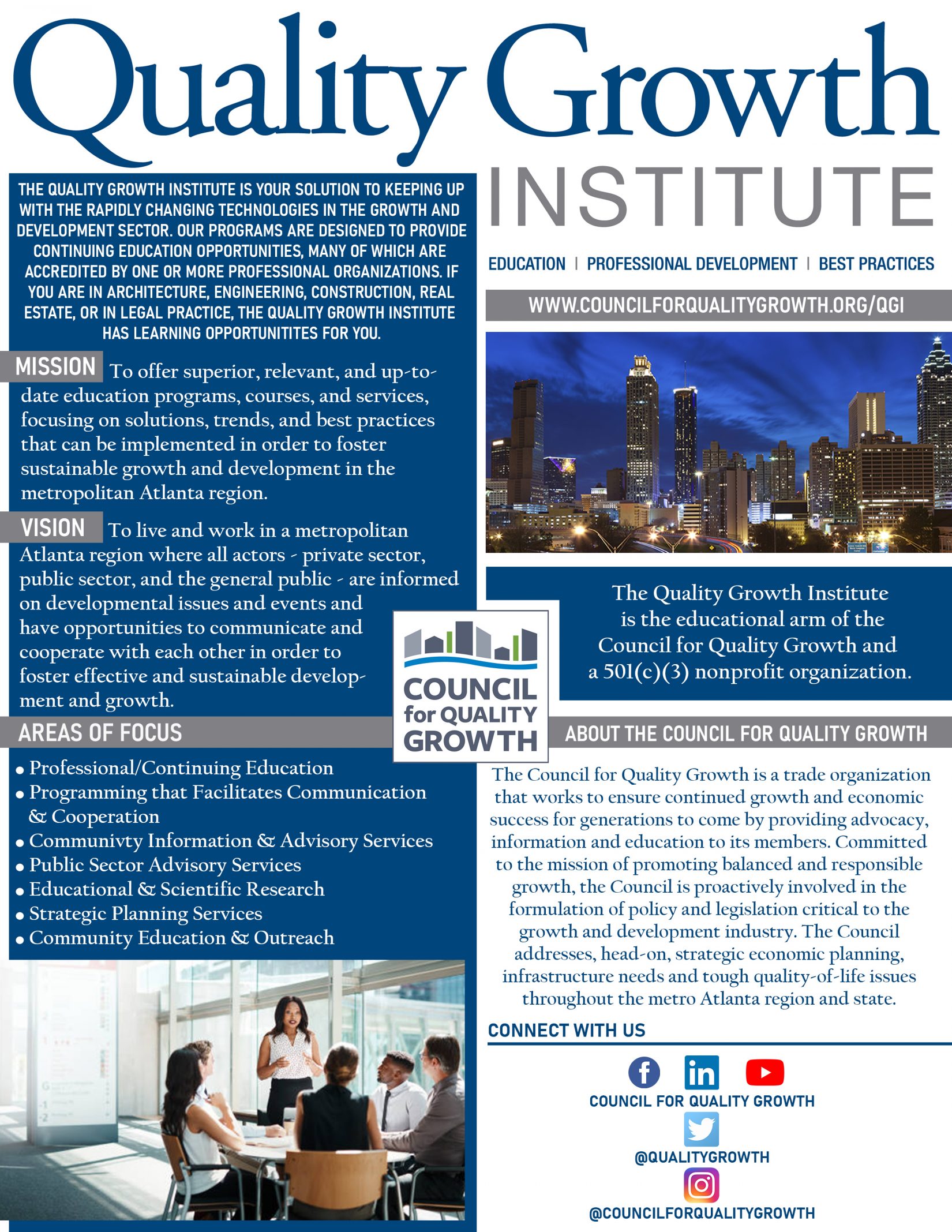 Quality Growth Institute - Council for Quality Growth