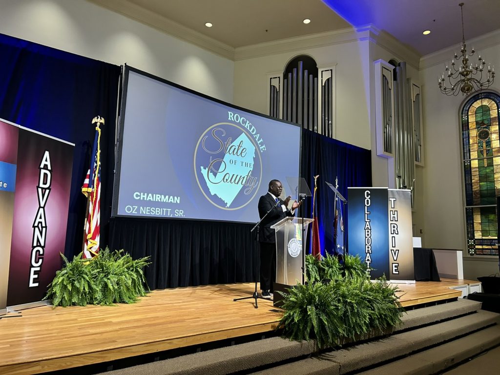 PRESS RELEASE Rockdale County Chairman Oz Nesbitt, Sr. Delivers 2024 ...